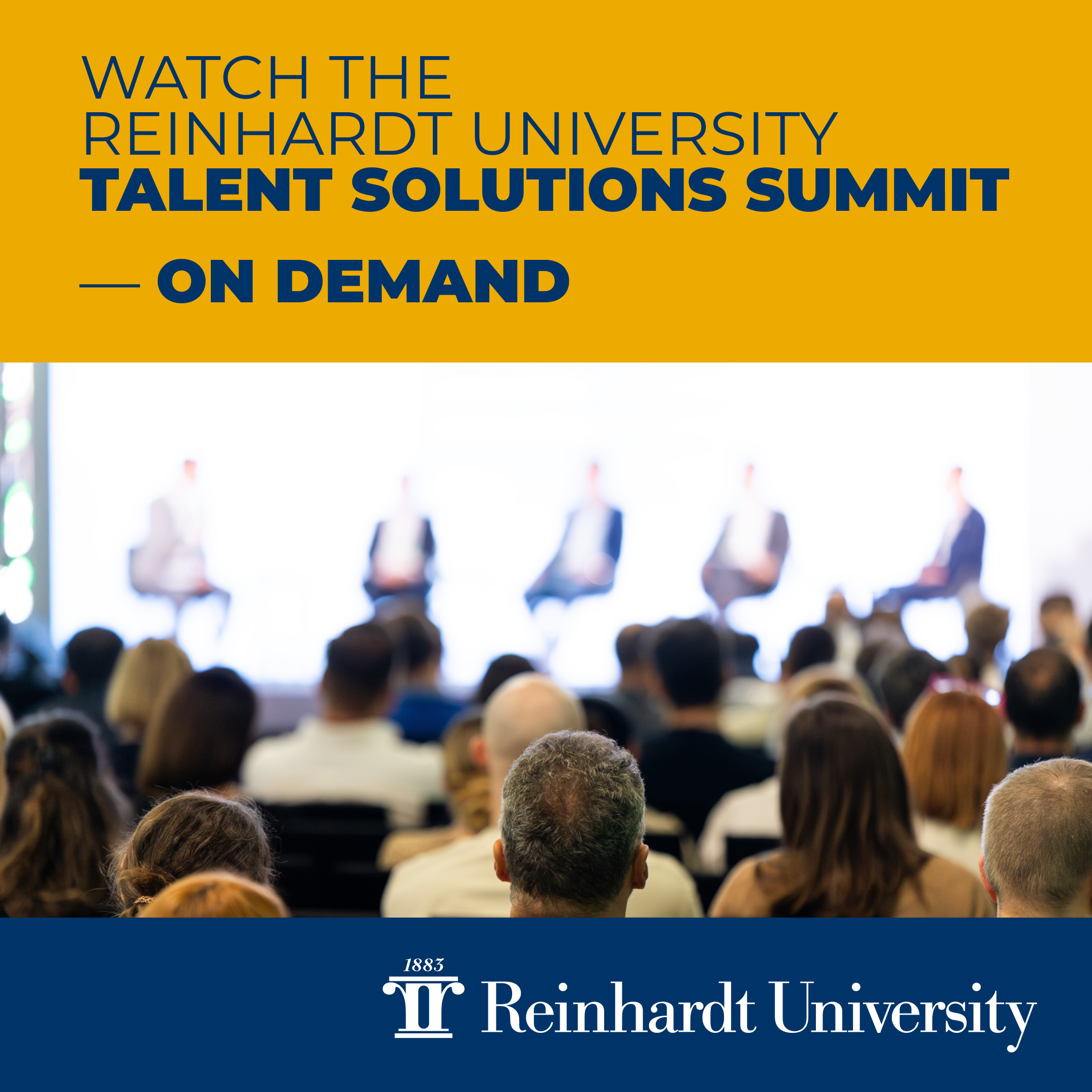 Reinhardt University's Talent Solutions Summit Video on Demand